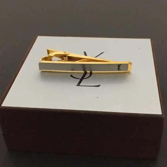 Yves Saint Laurent | Accessories | Yves Saint Laurent Ysl Logo Gold ...